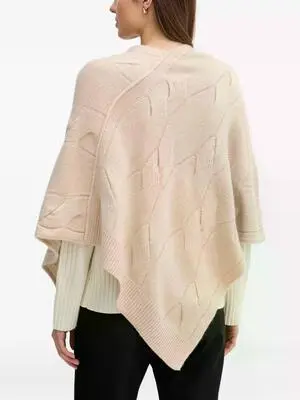 BENETTON Cable Knit Cape