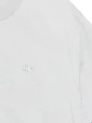 Lacoste Logo-patched Round Neck T-shirt - Grey