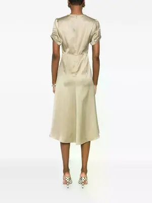 N°21 Short Sleeve Gathered Midi Dress