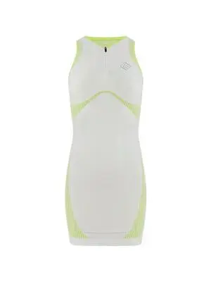 Casablanca Quarter-zip Sleeveless Dress