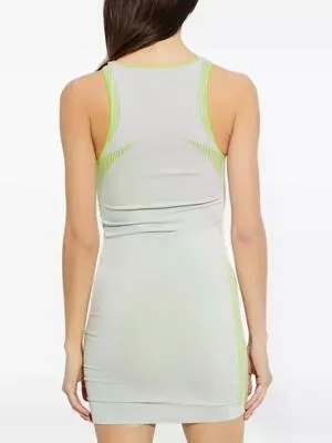Casablanca Quarter-zip Sleeveless Dress