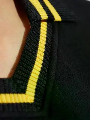Off-White Appliqué Detail Cropped Jumper