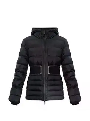 Moncler Belted Padded Jacket - Black