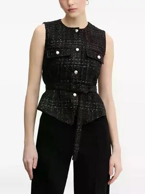 JOOP! Viola Tweed Vest - Black
