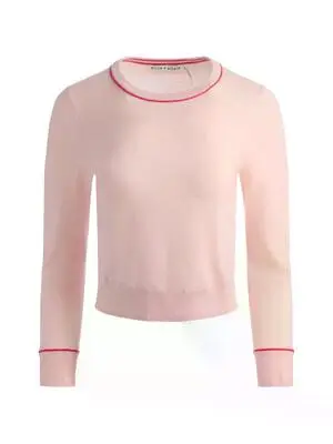 Alice + Olivia Coralann Tipping Crew-neck Sweater
