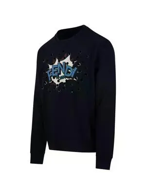 Fendi Printed Cotton Sweatshirt
