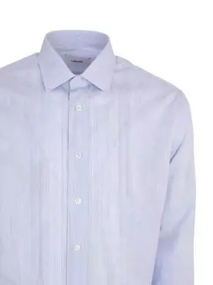 LARDINI Striped Shirt - Blue
