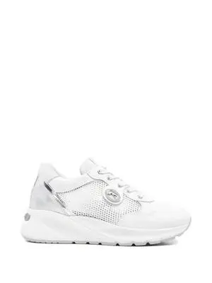 NEROGIARDINI Perforated Detail Lace-up Sneakers