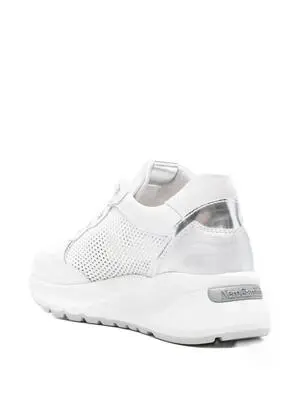 NEROGIARDINI Perforated Detail Lace-up Sneakers