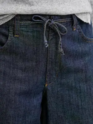 OUI Drawstring Flared Jeans
