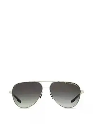 Porsche Design Aviator Sunglasses - Silver