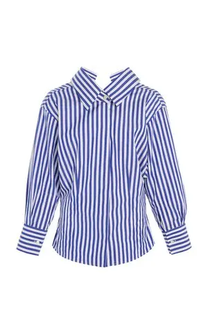 Givenchy Sculpted Striped Cotton Poplin Shirt - Multi