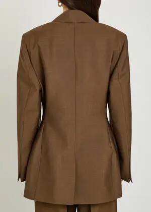 RÓHE Double-breasted Wool And Mohair-blend Blazer