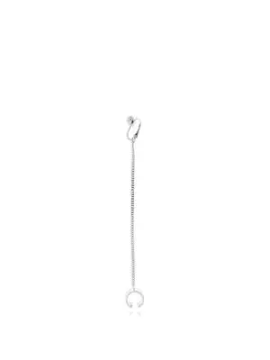 Dsquared2 Grey Curb Chain Earring