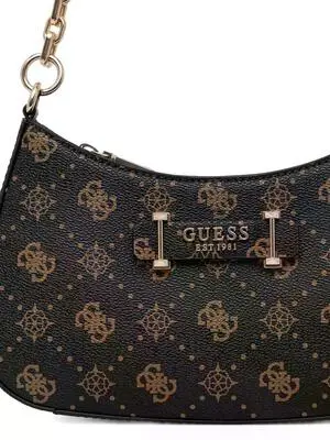 Guess Carrie Monogram Shoulder Bag