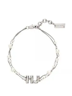 Marc Jacobs Pearl Balloon Bracelet - Silver