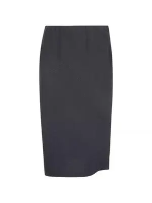 Seventy Textured Midi Skirt - Grey