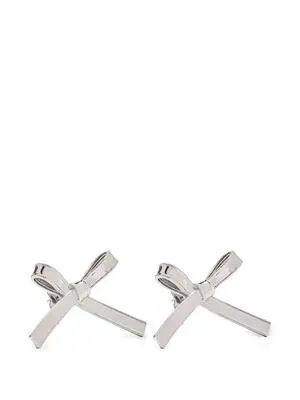 Marc Jacobs Bow Earrings - Silver