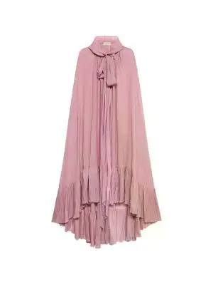 Blumarine Hooded Cape Dress - Pink