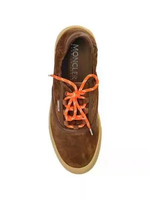 Moncler Lace-up Suede Sneakers