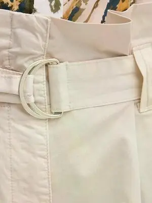 MARC AUREL Belted Shorts With Silver-tone Hardware