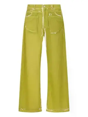 Marni Printed Five-pocket Trousers - Green