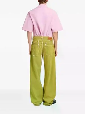 Marni Printed Five-pocket Trousers