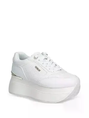 Guess Camrio 4g Logo Embossed Platform Sneakers