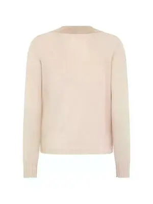 MOORER Erica Zip-up Cardigan - Neutrals