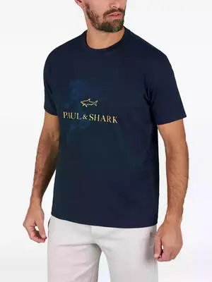 Paul & Shark Year Of The Horse Printed T-shirt - Blue