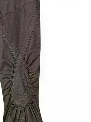 Miss Sixty Ruched Flared Jeans - Black