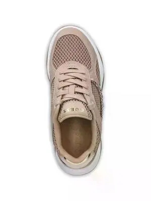 Guess Harpaa Chain Detail Sneakers - Neutrals