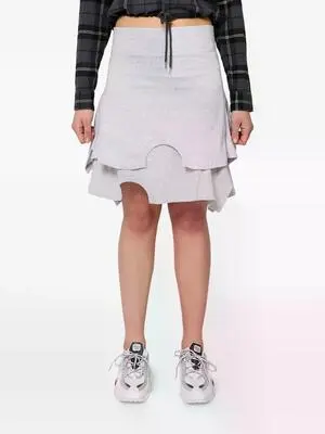 GINA CORRIERI Layered Mini Skirt - Grey