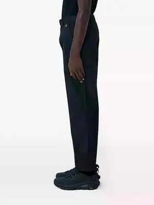 MOOS STUDIO Mid-rise Wool Pleated Trousers