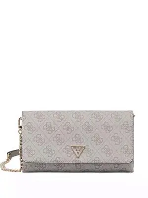 Guess Noelle Monogram Chain Clutch - Grey