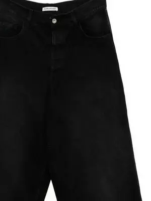You Must Create Button-fastening Wide-leg Jeans