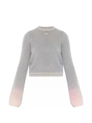 Off-white Drop Shoulder Sweaters For Women