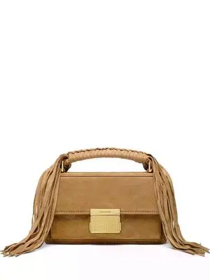 GOLDEN GOOSE Venezia Fringed Cross-body Bag - Neutrals