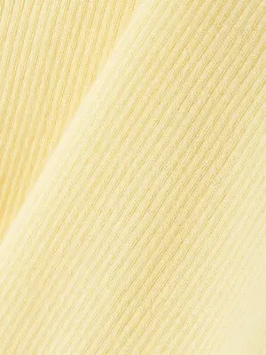 LISA YANG Amya Ribbed Cotton And Cashmere-blend Tank