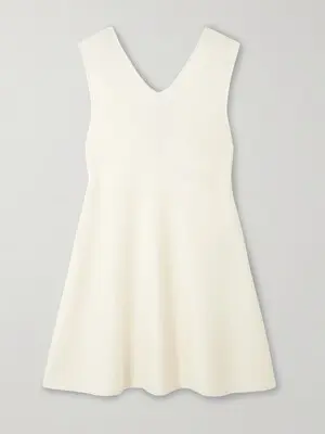 LISA YANG Nyna' Cashmere Mini Dress - Neutrals