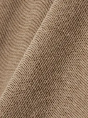 Max Mara Ribbed Wool Polo Shirt - Neutrals