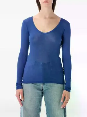American Vintage V-neck Long-sleeve T-shirt