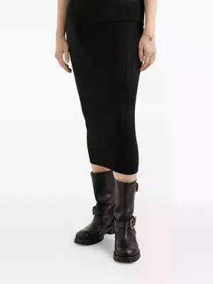 Dolce & Gabbana Ribbed Midi Skirt