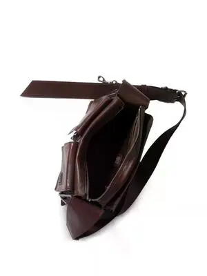 Miu Miu Utilitarian Leather Shoulder Bag