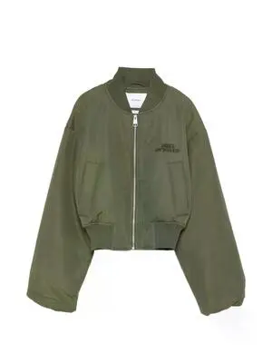 Axel Arigato Lola Logo-embroidered Bomber Jacket - Green