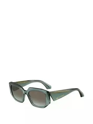 Etro Geometric Frame Sunglasses