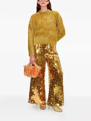 SIMONMILLER Cher Tinsel Crew Neck Sweater