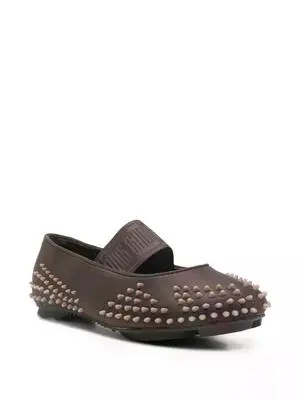PUMA X Ign Mostro Neo Ballet Studded Ballerinas - Brown