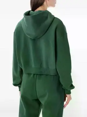 Nike Half-button Hoodie With Logo Detail - Green