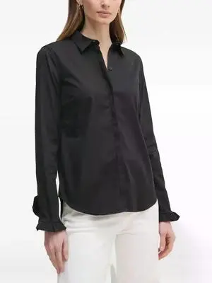 MOS MOSH Mattie Ruffled Cuff Shirt - Black